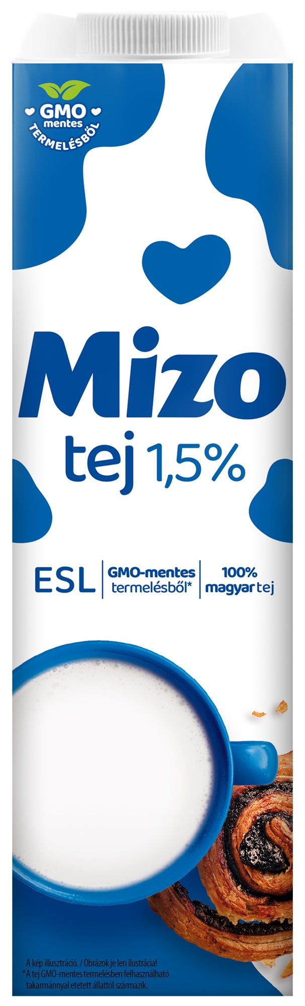 Mizo GMO-mentes Zsírszegény ESL tej 1,5%
