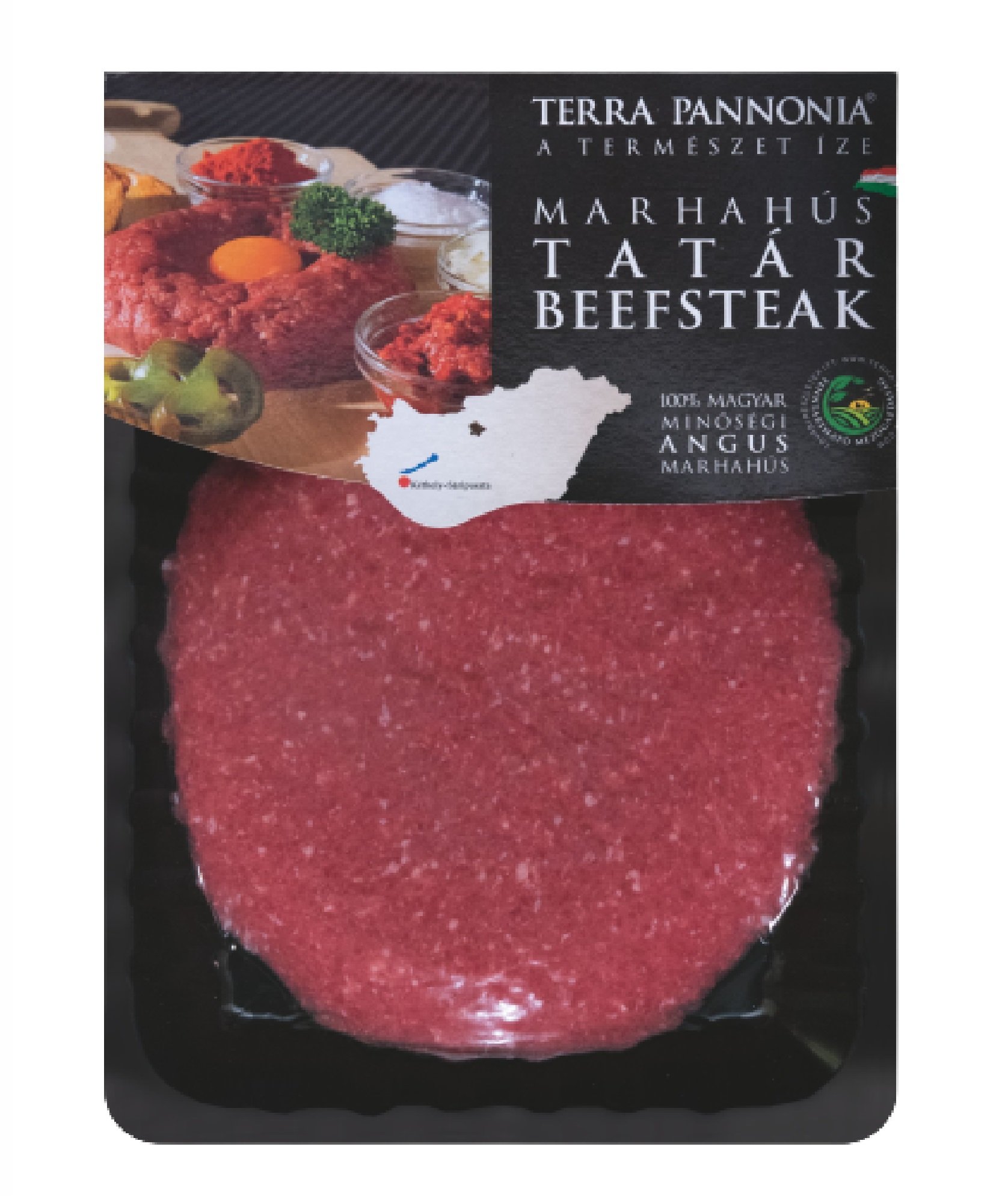 Terra Pannonia Angus marha Tatár Beefsteak