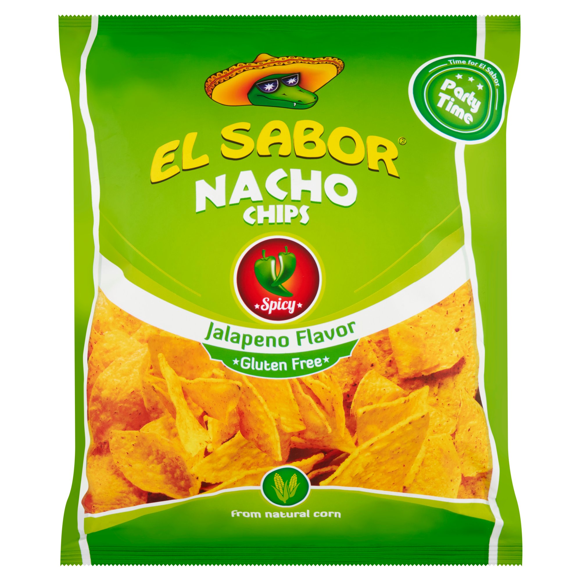 El Sabor tortilla chips - Jalapeno (gluténmentes)