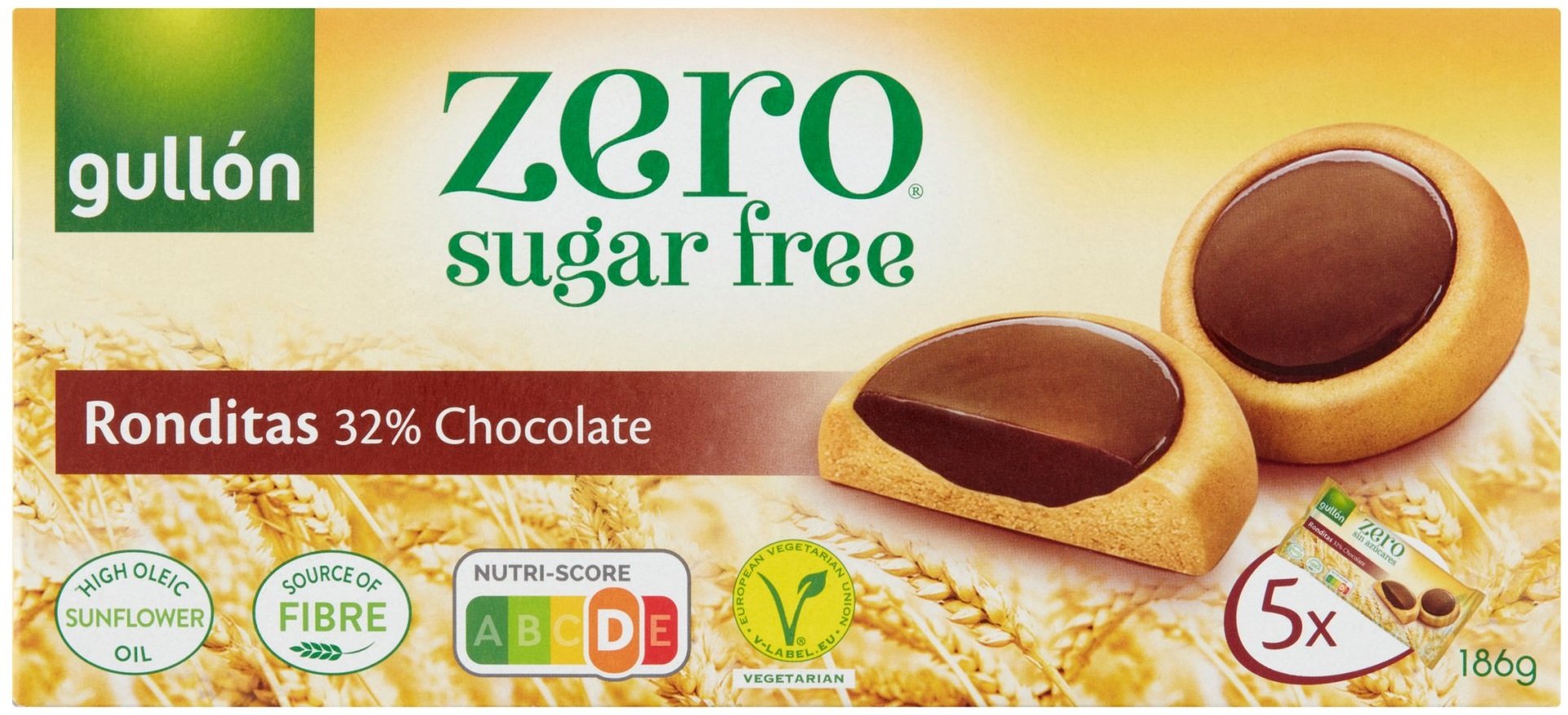 Gullon Ronditas cukormentes keksz