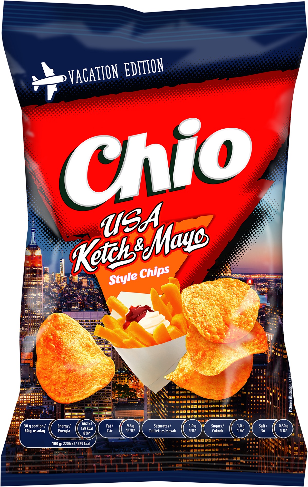 Chio Chips Holiday USA Ketch&Mayo Style