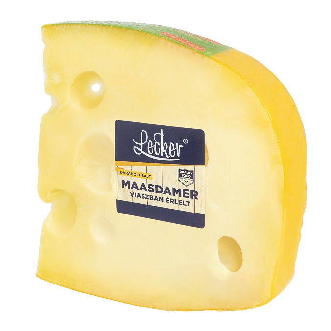 Lecker Maasdamer darabolt sajt