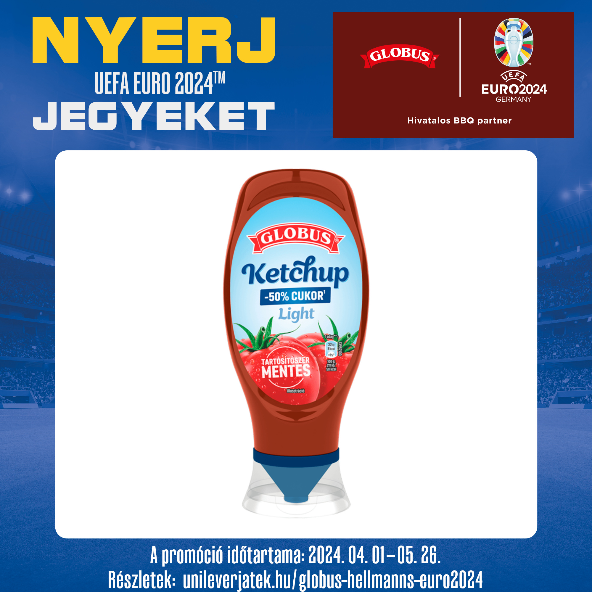 Globus Ketchup Light flakonos