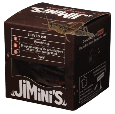 Jiminis Ehető sáska kakaó fűszerezéssel