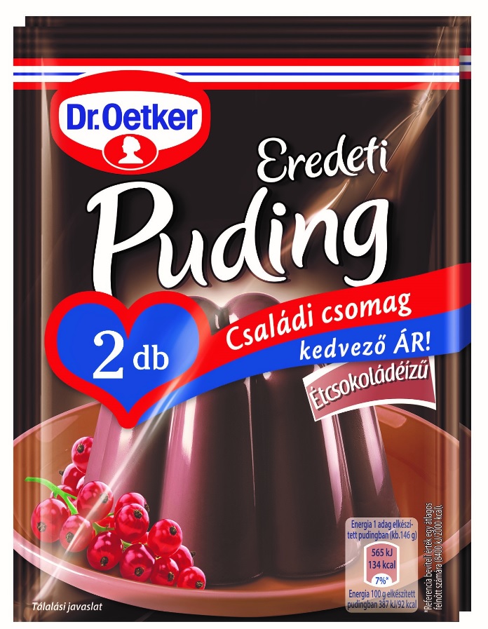 Dr. Oetker Eredeti Puding étcsokoládéízű családi csomag