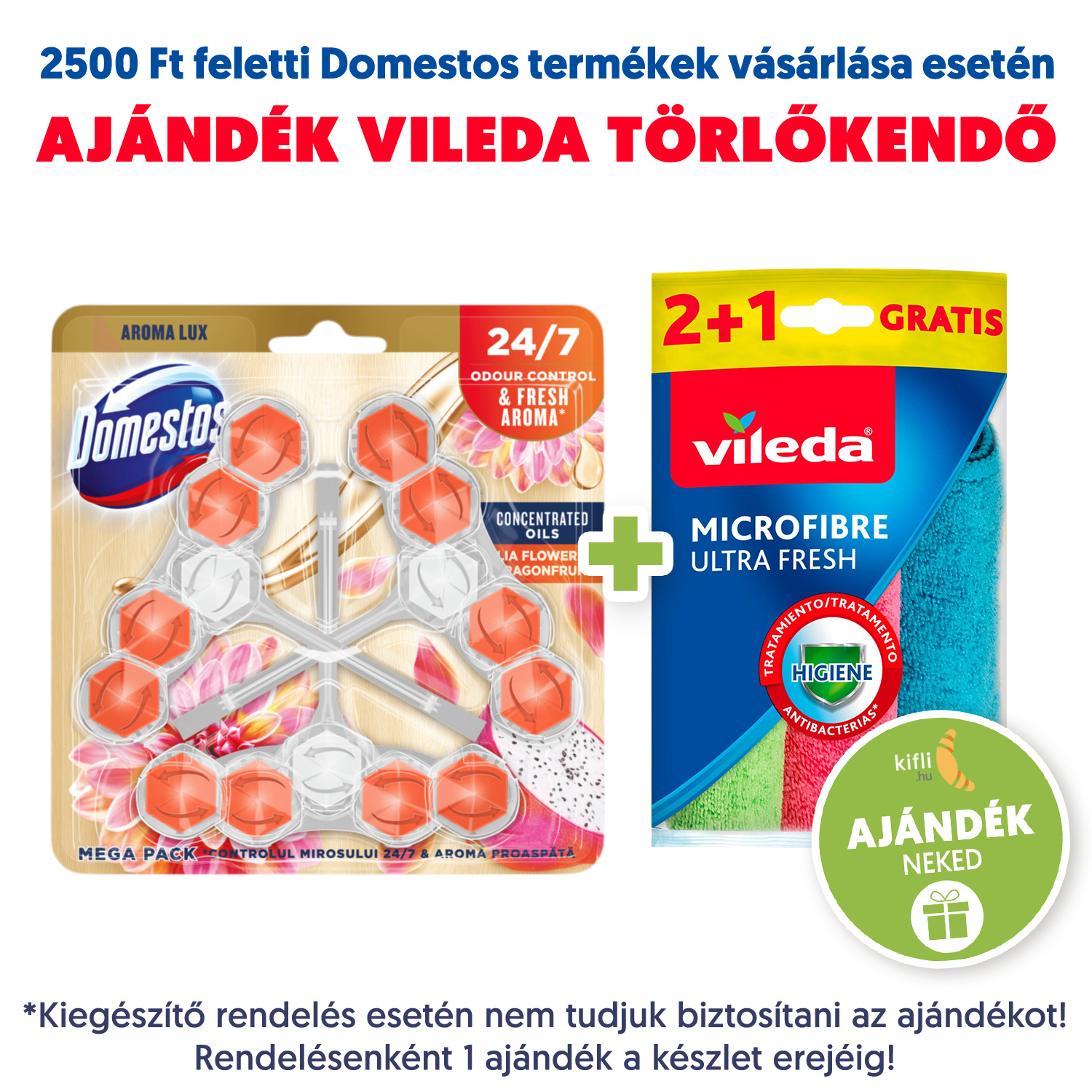DOMESTOS Aroma Lux Dahlia Flower & Dragon Fruit WC-rúd