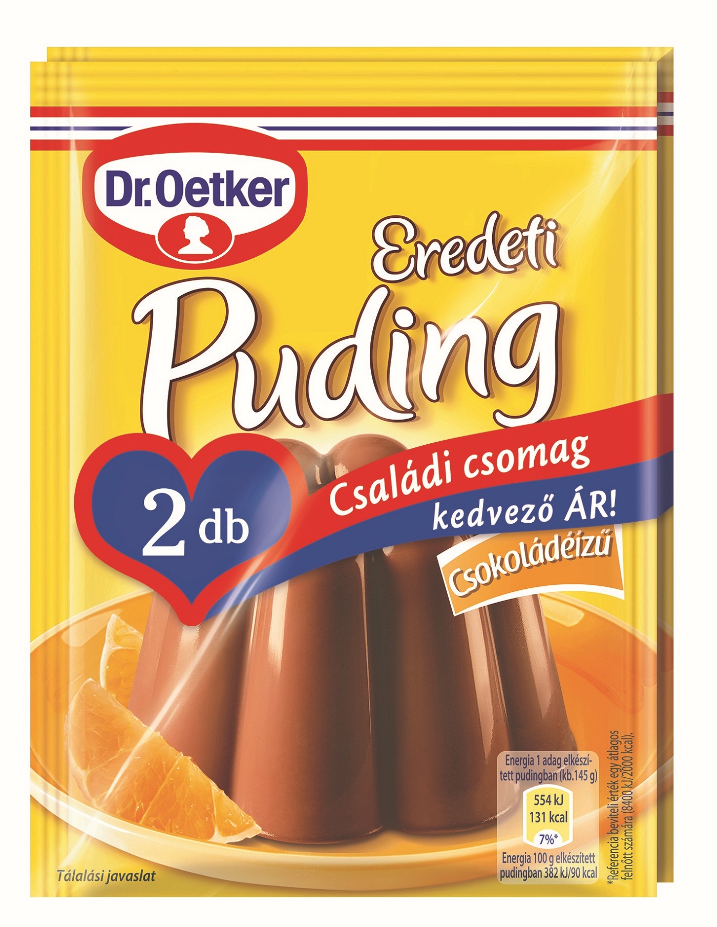 Dr. Oetker Eredeti Puding csokoládéízű családi csomag