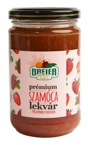 Breier Farm Szamóca prémium lekvár