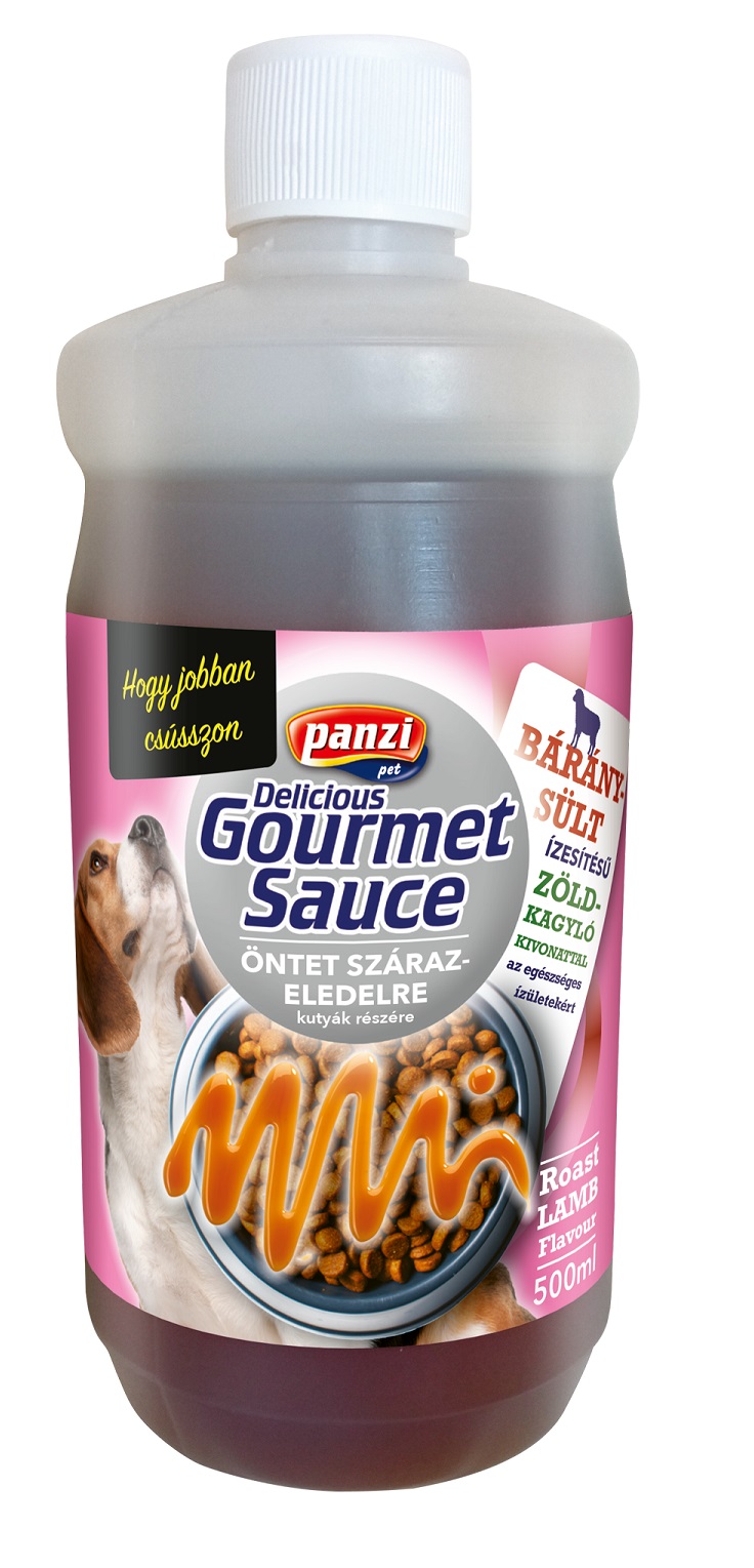 Panzi Gourmet szósz kutyák részére, báránysült ízesítésű