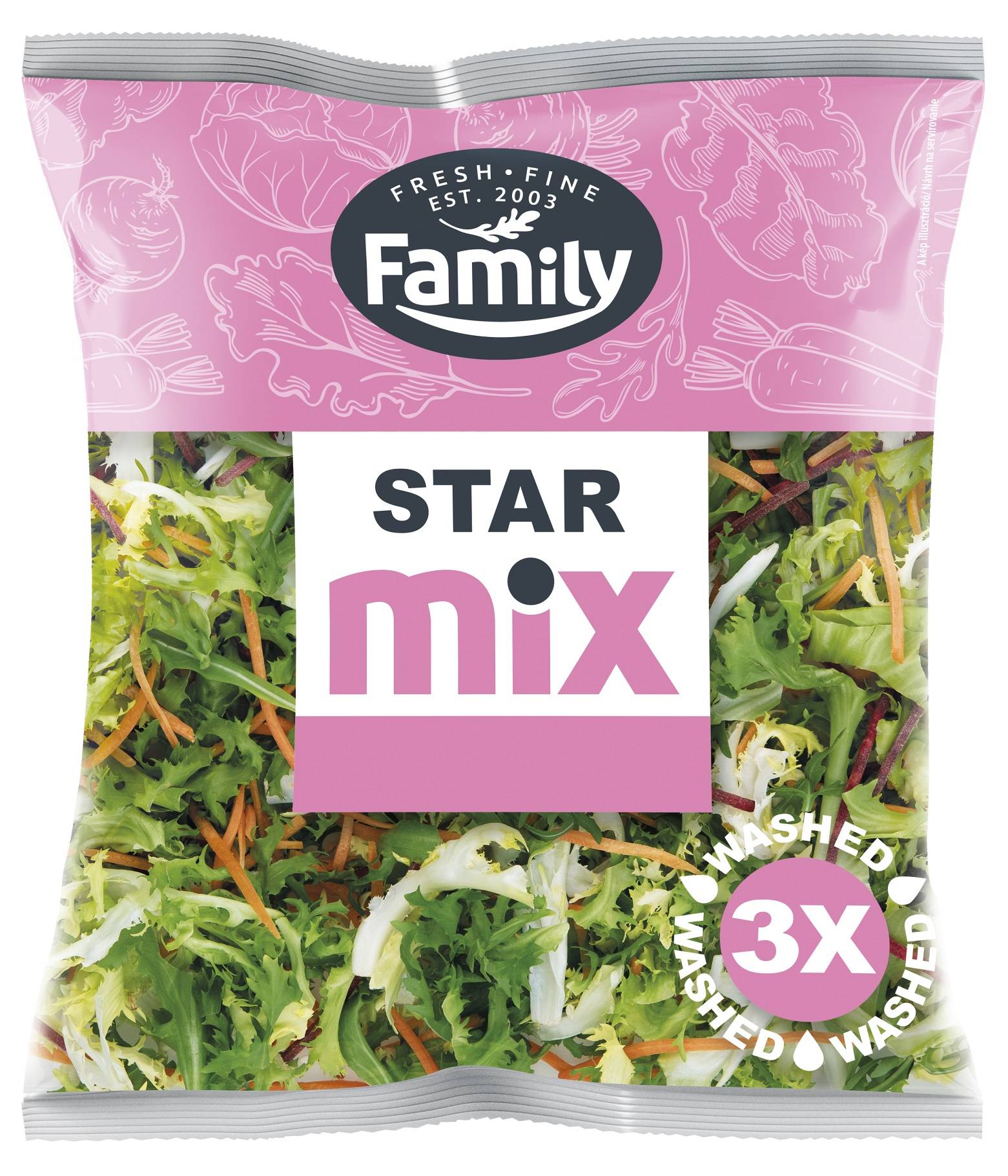 Family Star mix friss salátakeverék