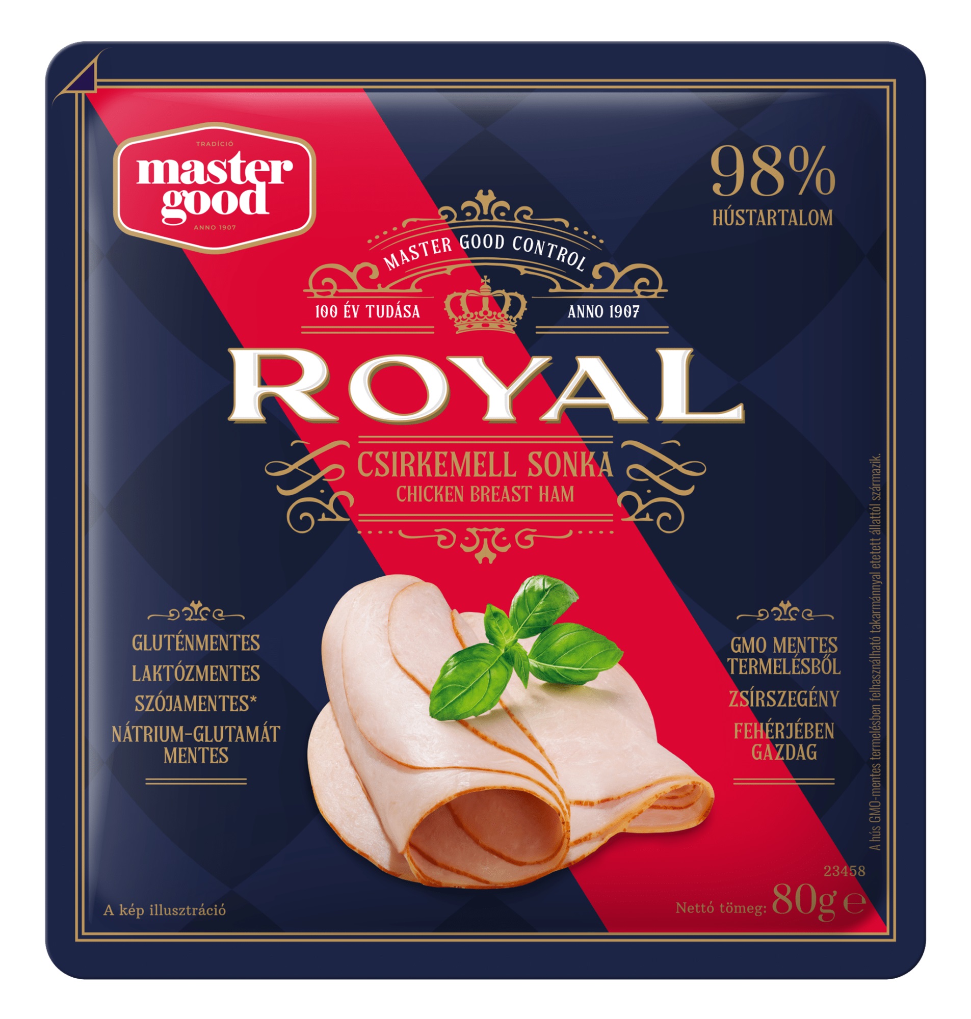 Master Good Royal szeletelt csirkemell sonka, 98% hústartalommal