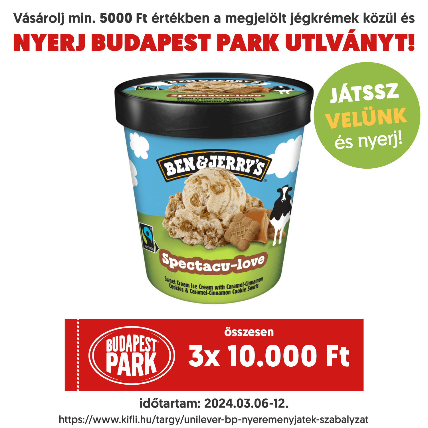 Ben&Jerry's Poharas Jégkrém Spectacu-love