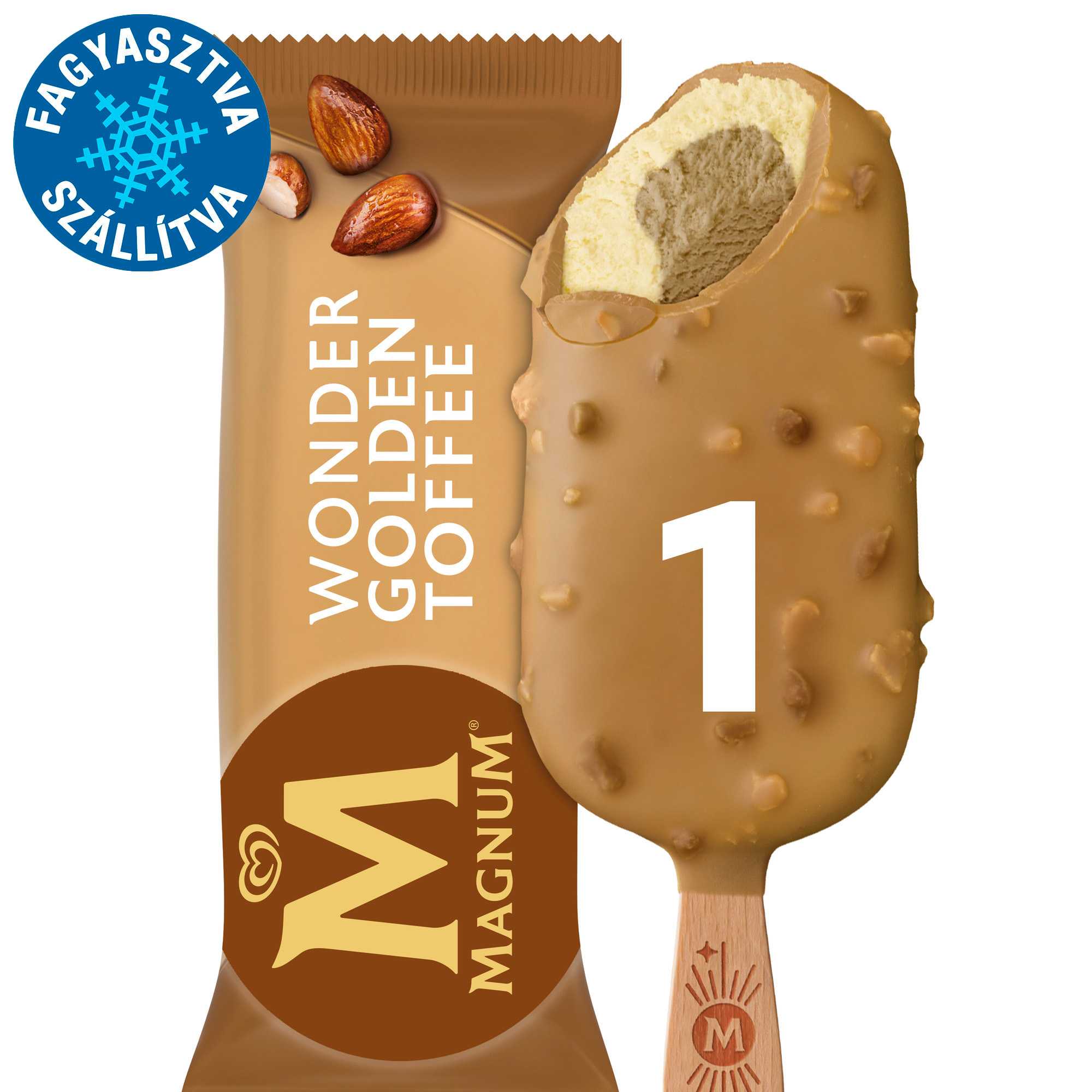 MAGNUM Pálcikás Jégkrém Golden Toffee