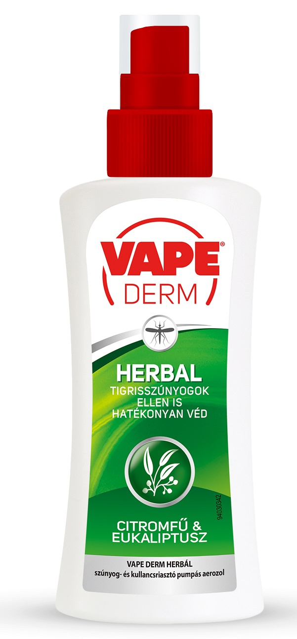 Vape Derm Herbal szúnyog- és kullancsriasztó pumpás aeroszol