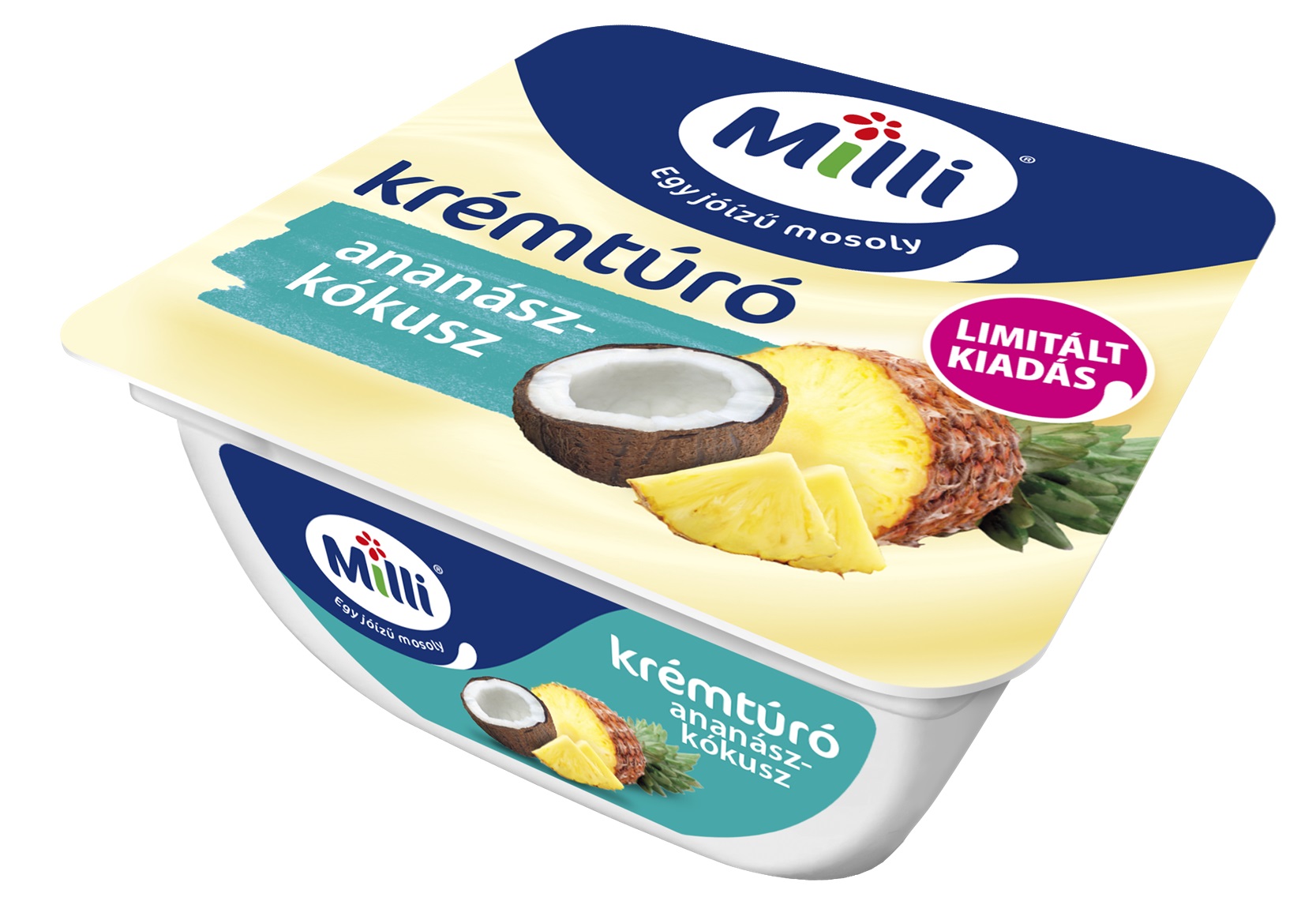 Milli Ananász-kókusz krémtúró